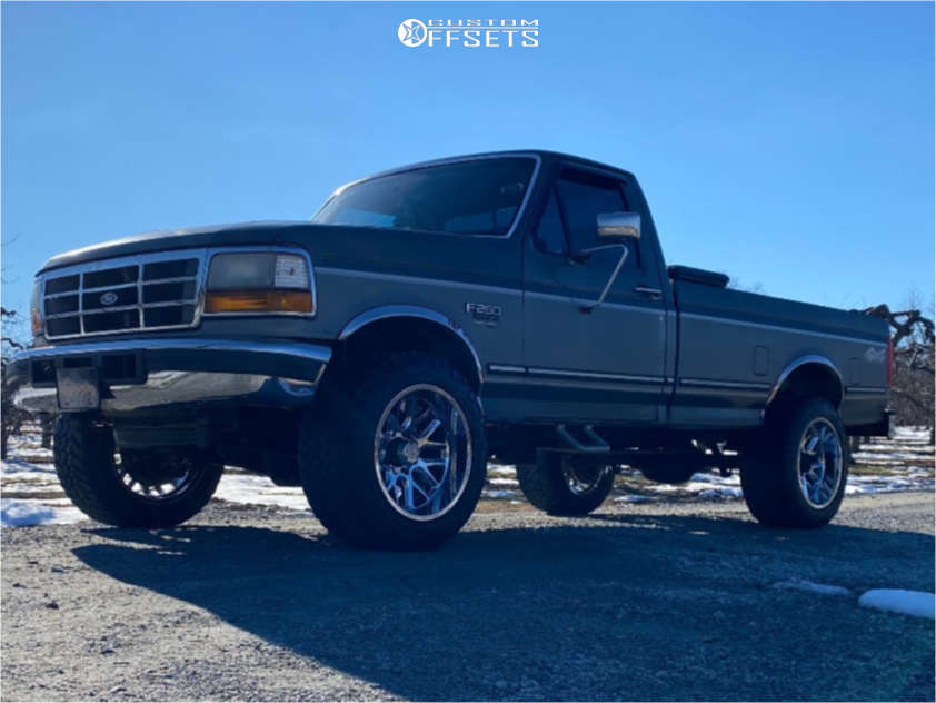 1995 Ford F-250 with 20x12 -44 Hostile Vulcan and 33/12.5R20 Nitto ...