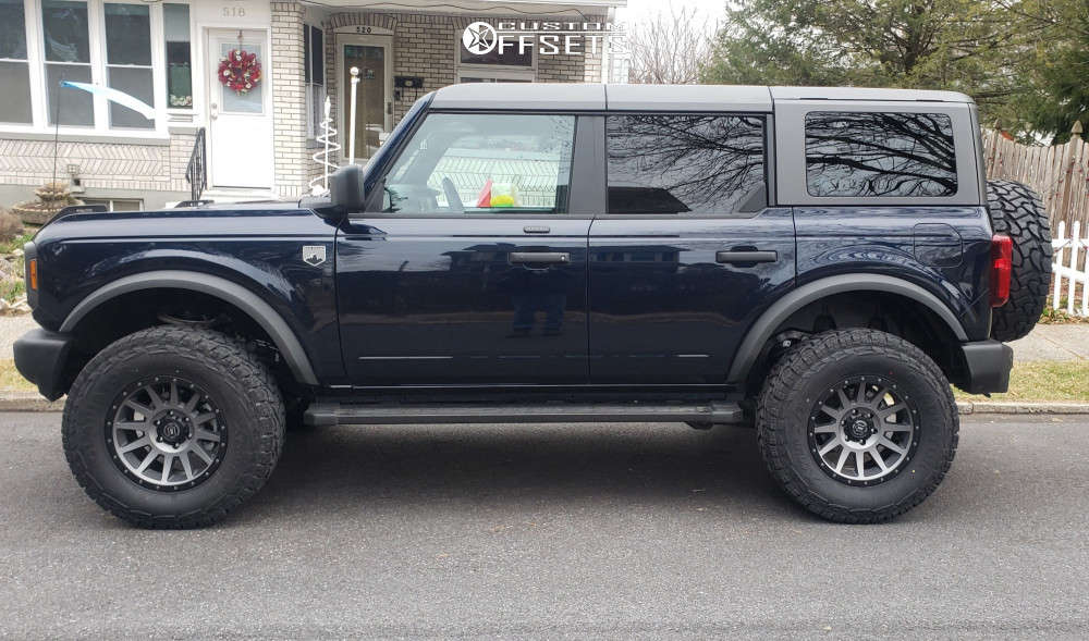 2021 Ford Bronco with 18x9 Icon Alloys Alpha and 35/12.5R18 Gladiator ...