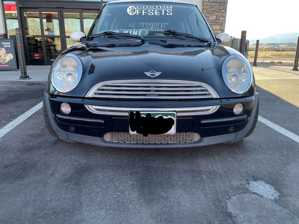 2003 Mini Cooper with 16x8 25 3SDM 0.05 and 215/45R16 Falken Azenis ...