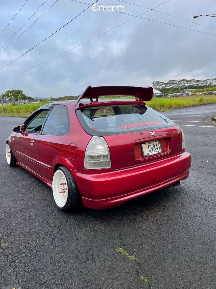 2000 Honda Civic with 15x8.5 20 BBS Xr and 165/50R15 Achilles Atr-k ...