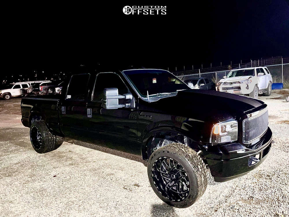 2000 Ford F-250 Super Duty with 22x12 -44 TIS 544MB and 33/12.5R22 ...