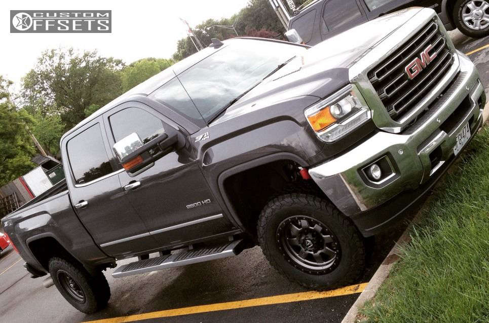 2015 GMC Sierra 2500 HD with 18x9 20 Fuel Trophy and 285/65R18 ...