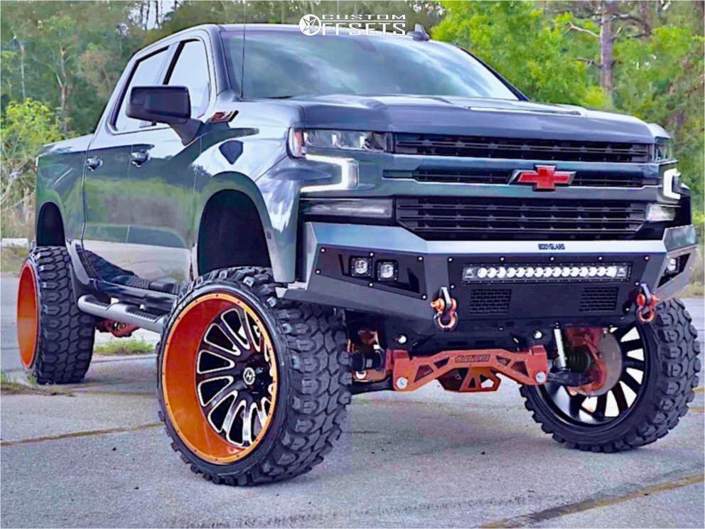 2019 Chevrolet Silverado 1500 with 26x14 -76 Hardcore Offroad Hc15 and ...