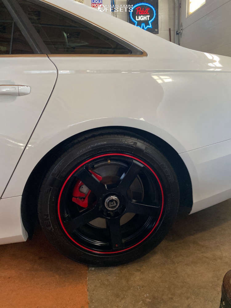 2015 Audi A6 Quattro with 18x9.5 20 Motegi Mr118 and 245/45R18 Nexen ...