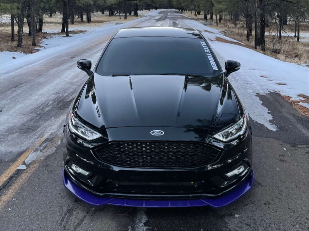 2017 Ford Fusion with 18x8 35 Advanti Racing Hybris and 235/45R18 ...