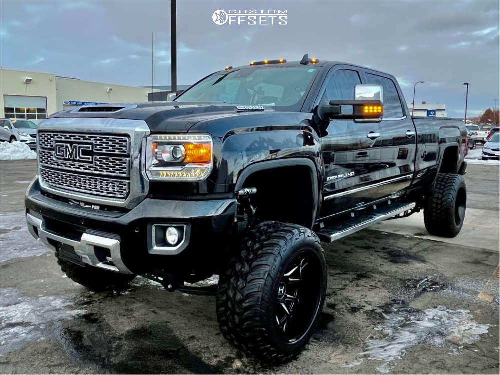 2019 GMC Sierra 3500 HD with 22x14 -76 Hostile Rage and 37/13.5R22 AMP ...