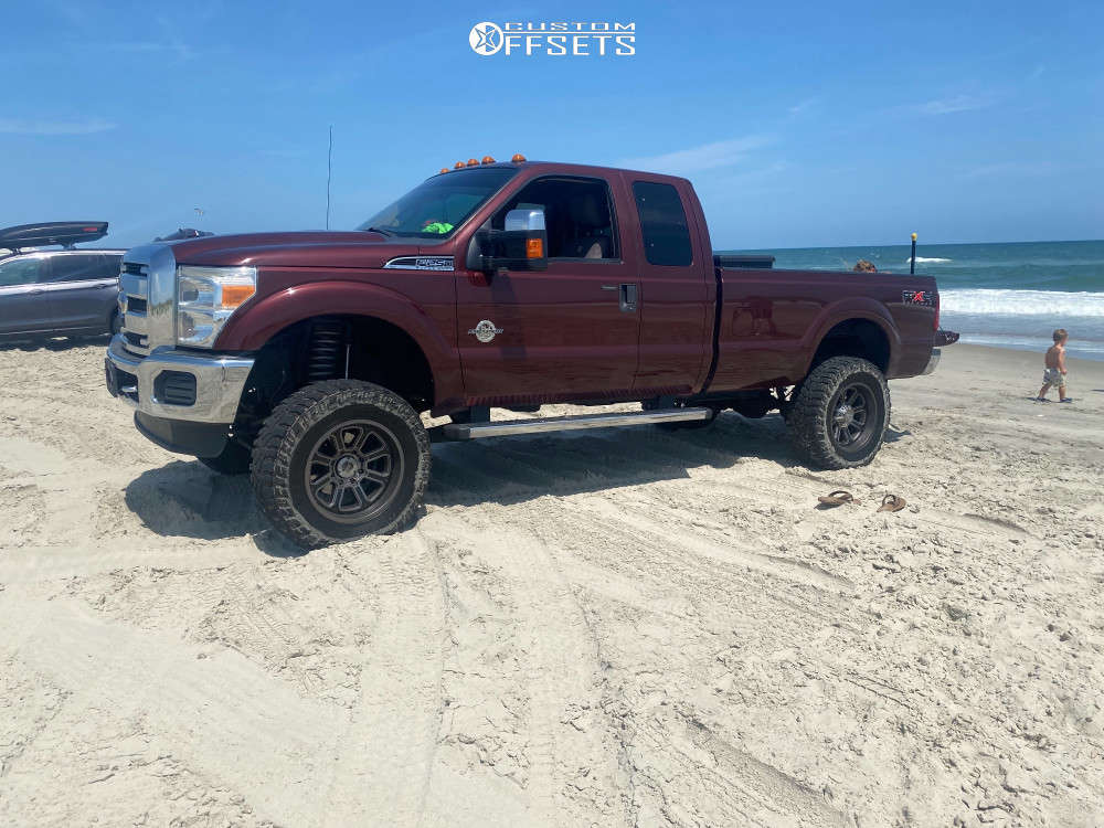 2011 Ford F-250 Super Duty with 20x10 -24 Moto Metal Mo984 and 37/12 ...