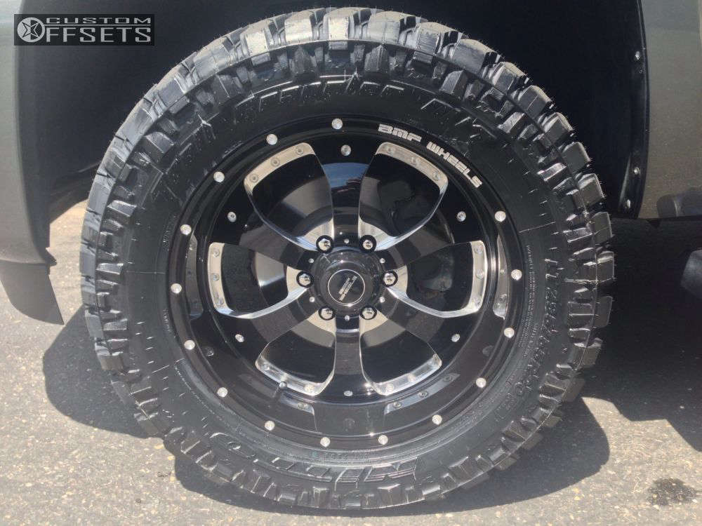 2011 Chevrolet Silverado 1500 with 20x9 0 BMF Novakane and 295/55R20 ...