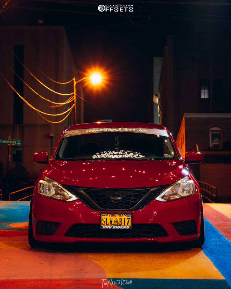 2017 Nissan Sentra Nearly Flush Coilovers | Custom Offsets