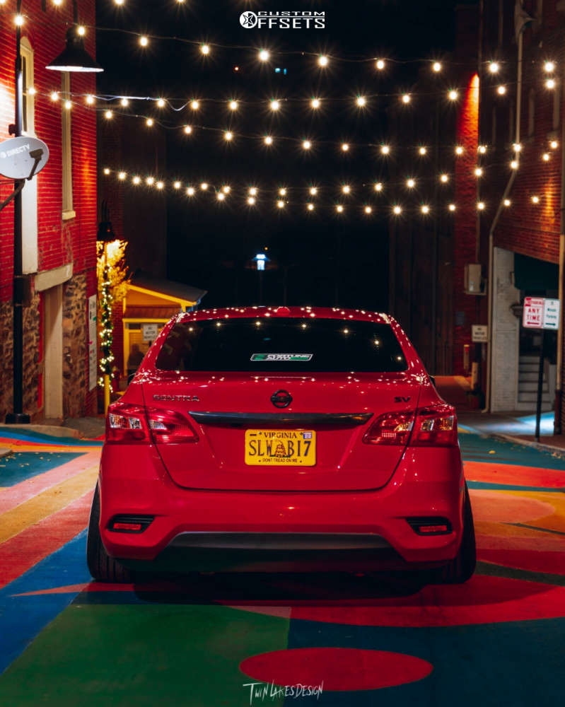2017 Nissan Sentra Nearly Flush Coilovers | Custom Offsets
