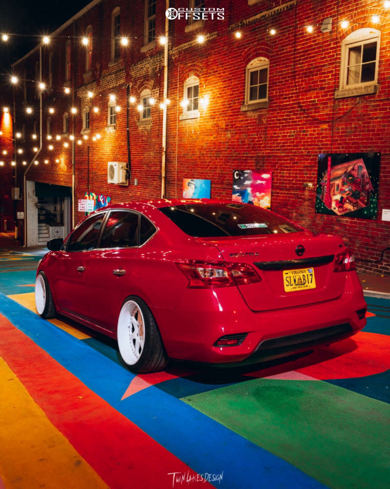 2017 Nissan Sentra Nearly Flush Coilovers | Custom Offsets