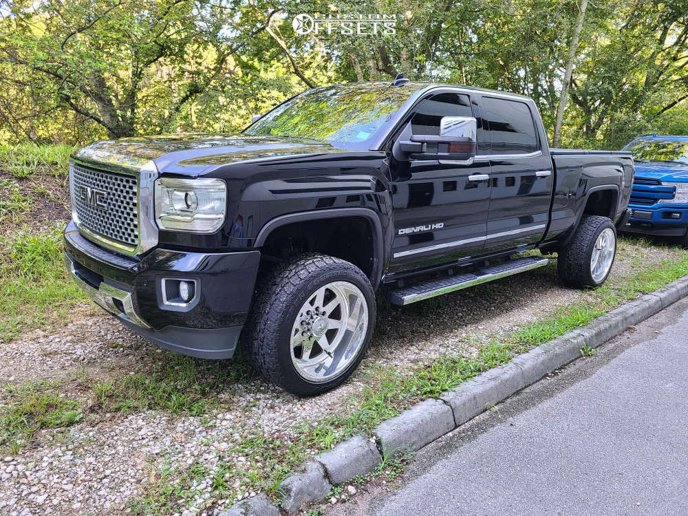 2015 GMC Sierra 2500 HD with 22x14 -73 American Force Independence Ss ...