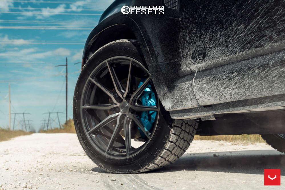 2021 Land Rover Defender 110 with 22x10.5 38 Vossen HF-3 and 285/45R22 ...