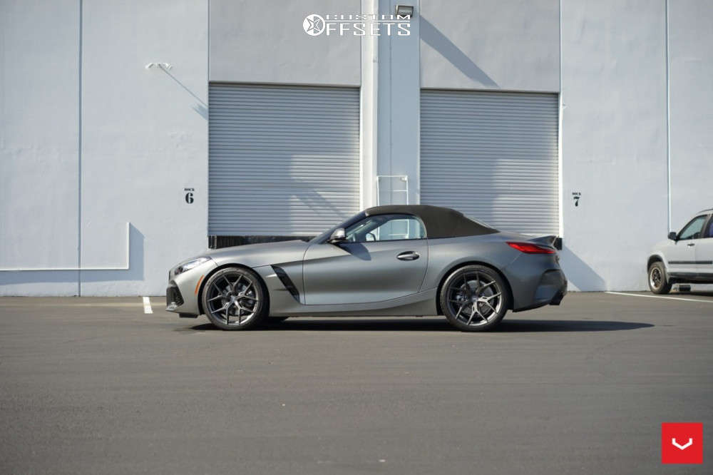 2021 BMW Z4 with 20x9 25 Vossen Hf5 and 255/30R20 Michelin Pilot Sport ...
