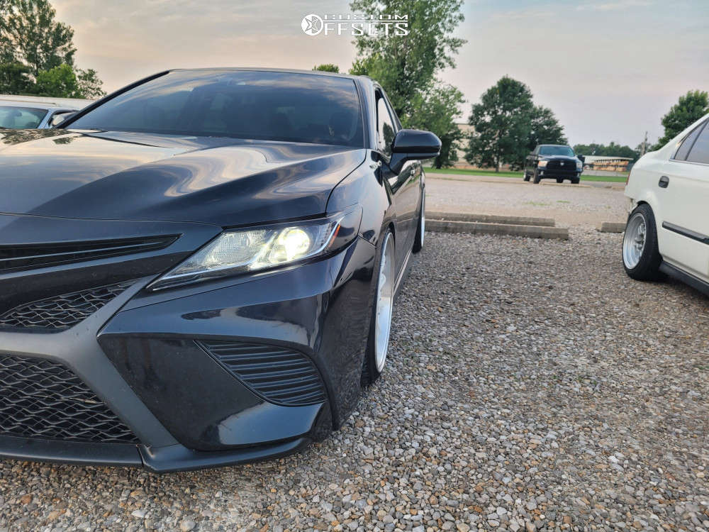 2018 Toyota Camry with 19x9.5 35 ESR Cs12 and 225/35R19 Nankang Ns-25 ...