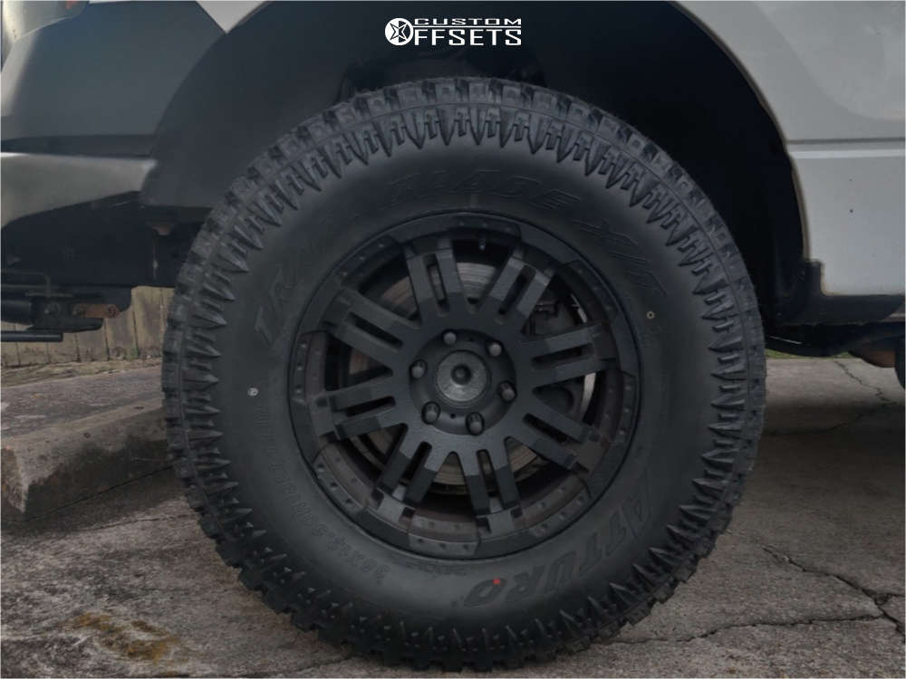2013 Ford F-150 with 18x8.5 18 Vision Warrior and 35/12.5R18 Atturo ...