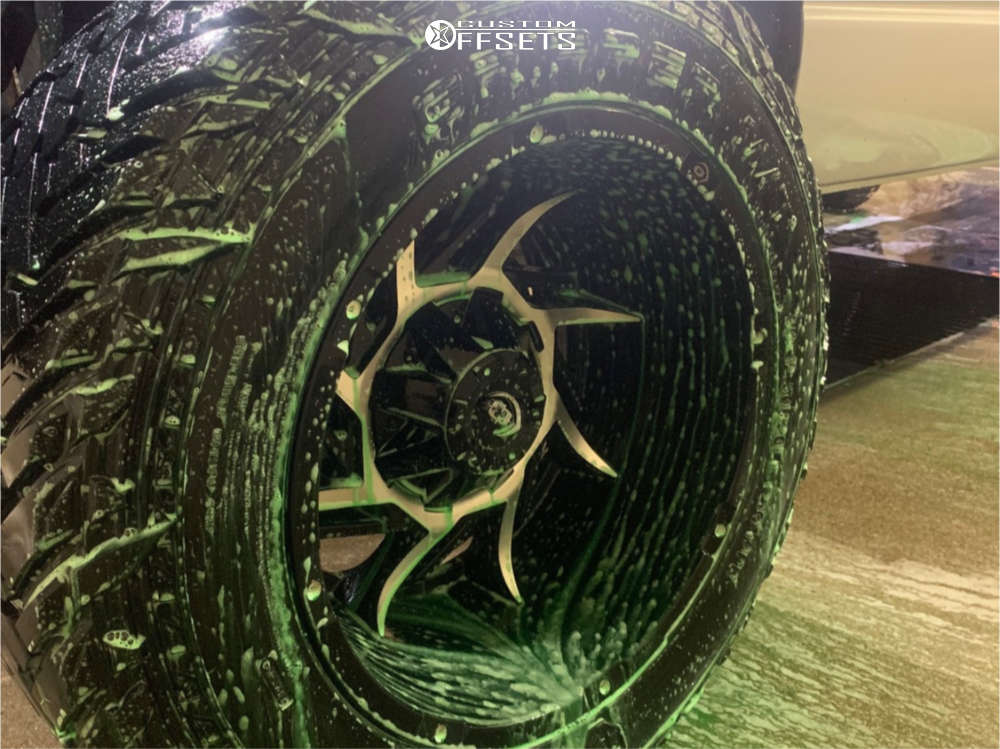 2008 Dodge Ram 2500 with 20x12 -51 Vision Prowler and 35/12.5R20 Fuel ...