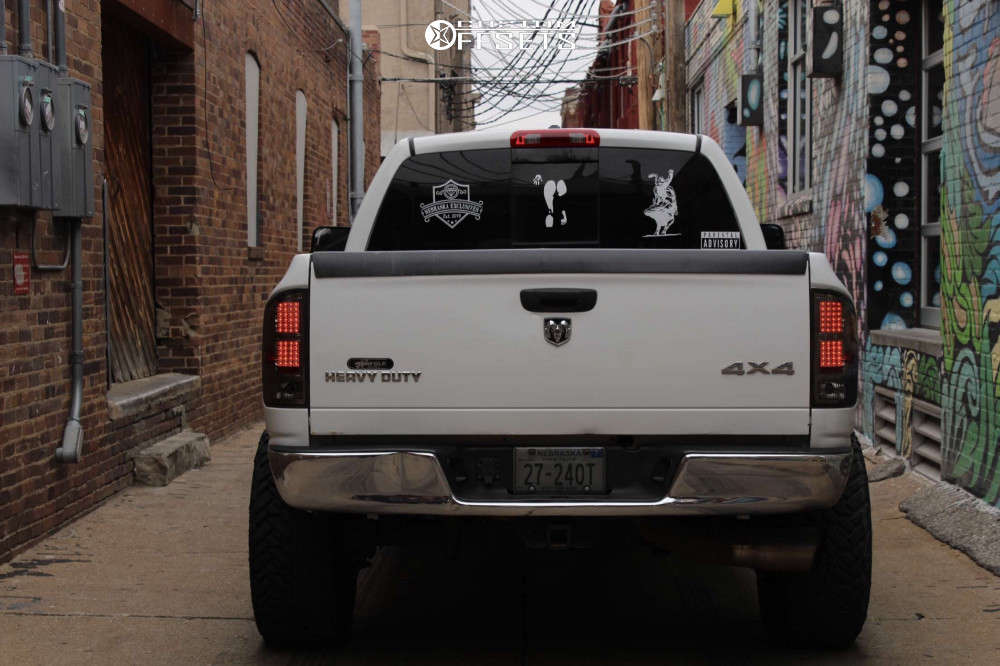 2008 Dodge Ram 2500 with 20x12 -51 Vision Prowler and 35/12.5R20 Fuel ...