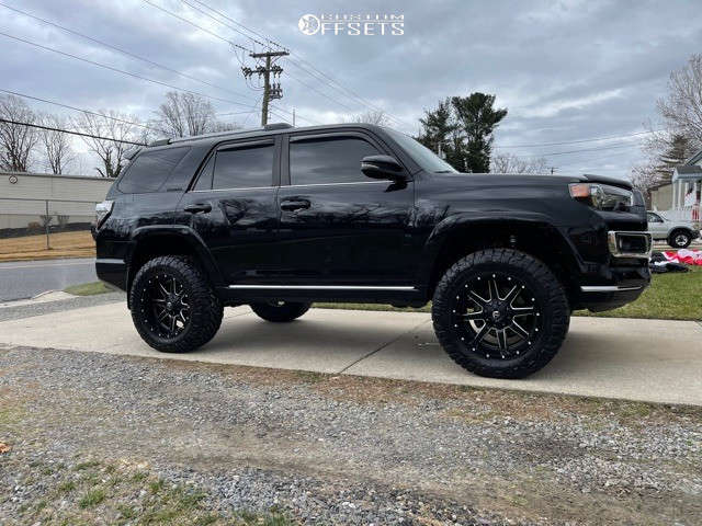 2015 Toyota 4Runner with 20x12 -44 Fuel Maverick and 295/60R20 Nitto ...