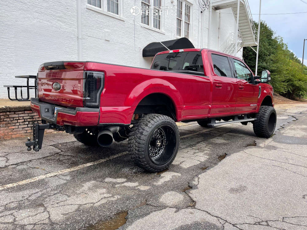 2017 Ford F-350 Super Duty with 24x14 -81 ARKON OFF-ROAD Crown Series ...