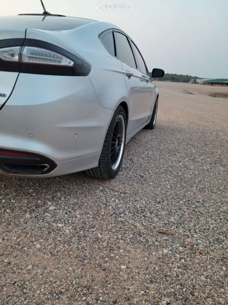 2013 Ford Fusion with 18x8 40 TSW Silverstone and 245/45R18 Sumitomo ...