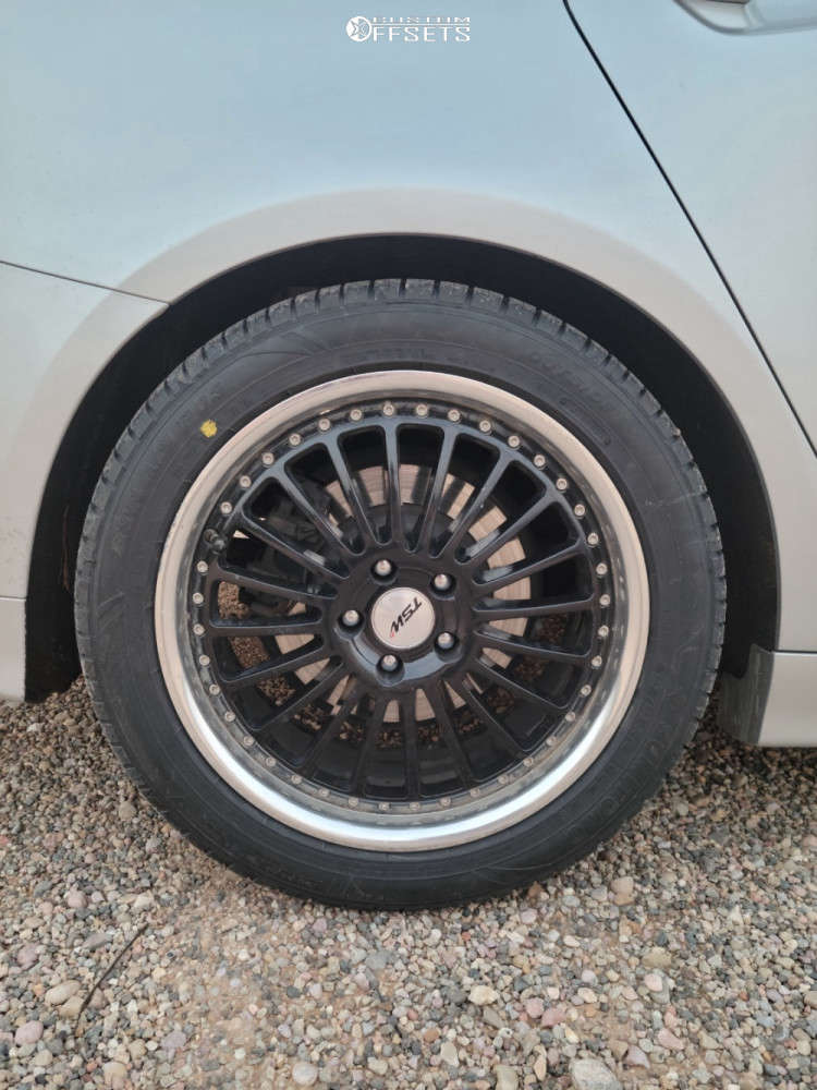2013 Ford Fusion with 18x8 40 TSW Silverstone and 245/45R18 Sumitomo ...