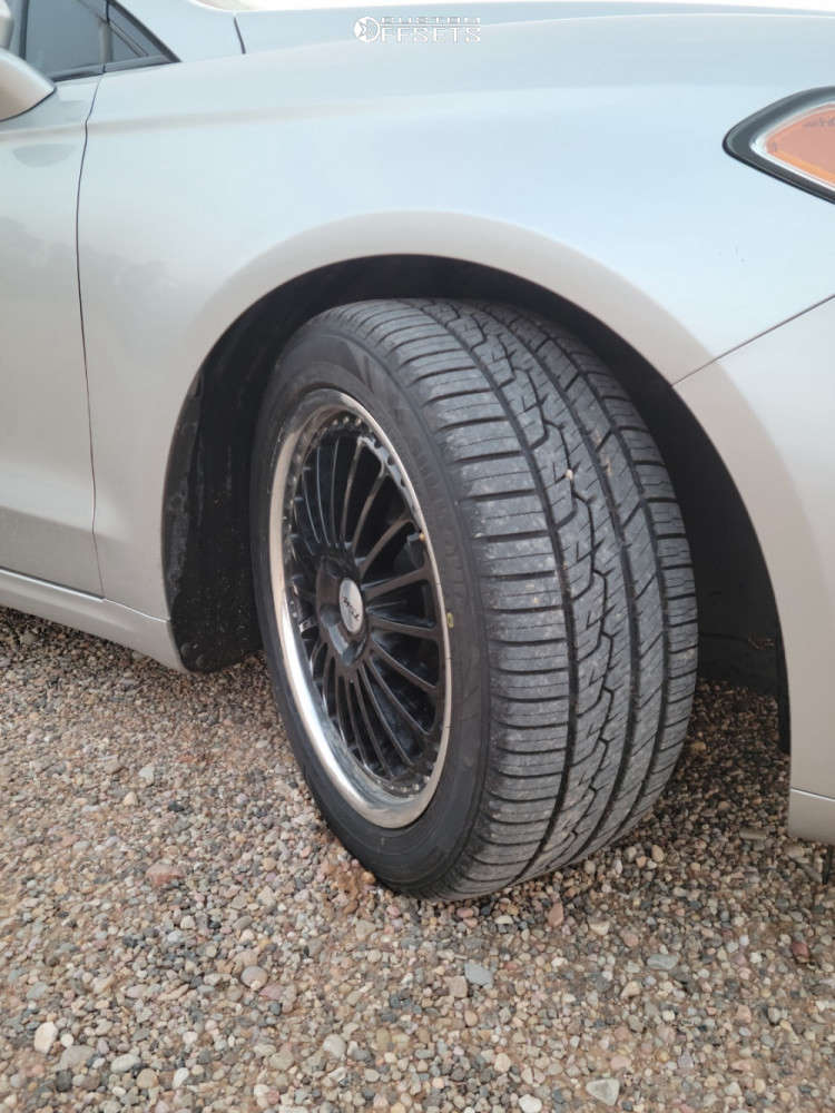 2013 Ford Fusion with 18x8 40 TSW Silverstone and 245/45R18 Sumitomo ...