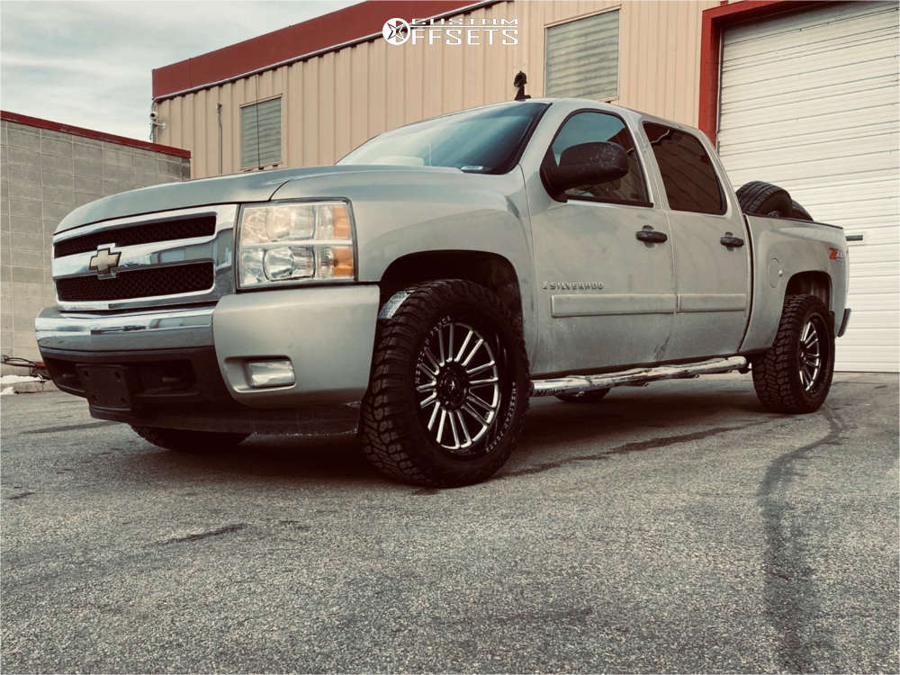 2008 Chevrolet Silverado 1500 with 22x10 -18 American Force Rush and ...