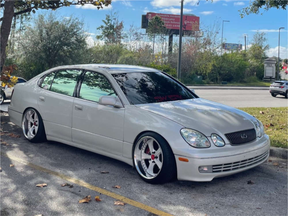 2003 Lexus GS300 with 18x10.5 5 SSR Vienna Courage and 225/40R18 Nankang Ns-25 and Coilovers ...