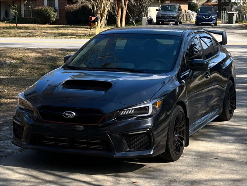 2019 Subaru WRX with 17x9 35 AVID1 Av20 and 235/45R17 Firestone Sport ...
