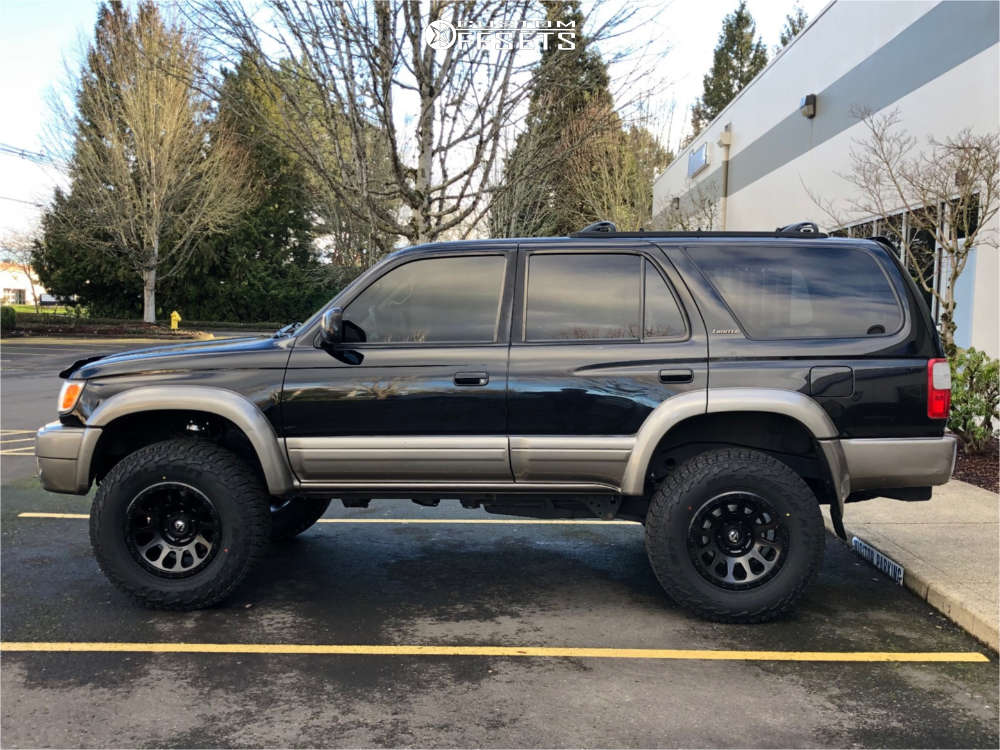 1999 Toyota 4Runner with 17x9 -12 Fuel Vector and 285/75R17 Falken ...