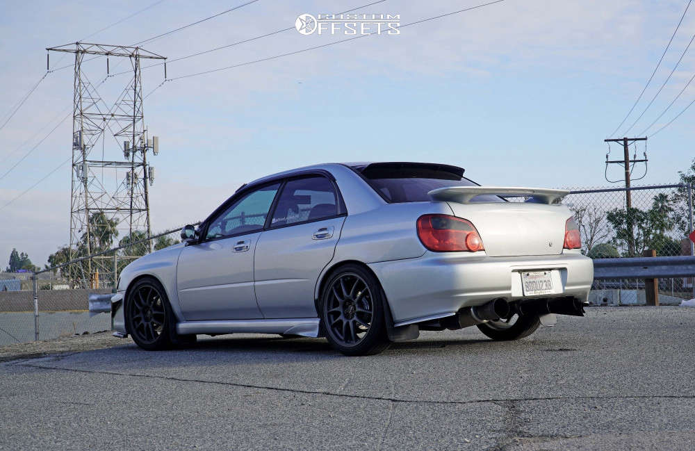 2003 Subaru Impreza with 18x8 35 Drag Dr31 and 225/40R18 Sentury and ...