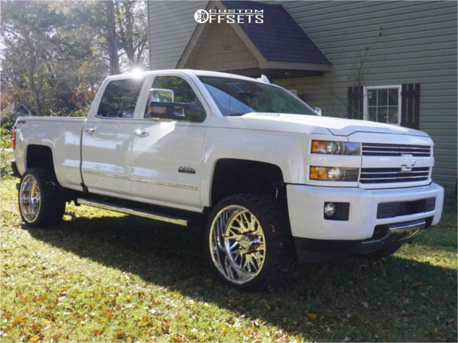 2016 Chevrolet Silverado 2500 HD with 24x12 -40 American Force Nova Ss ...