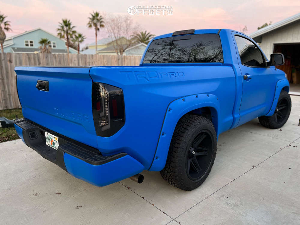 2007 Toyota Tundra with 20x10 -25 Vision Razor and 275/60R20 Goodyear ...