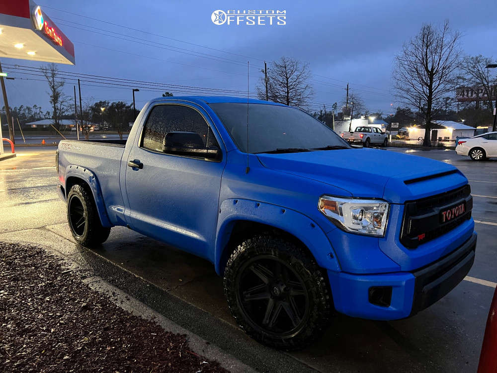 2007 Toyota Tundra with 20x10 -25 Vision Razor and 275/60R20 Goodyear ...