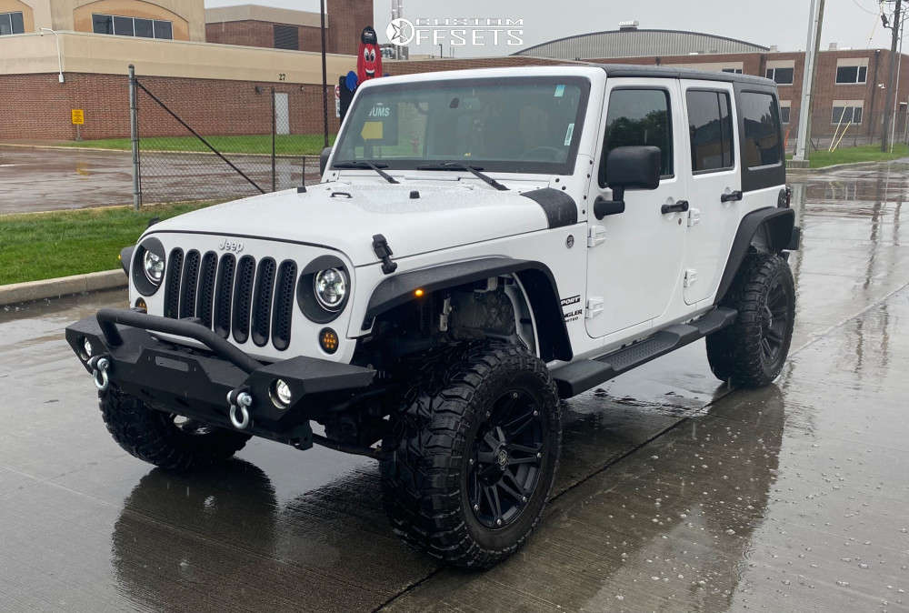 2014 Jeep Wrangler with 18x10 -18 Mayhem Assault and 33/12.5R18 ...