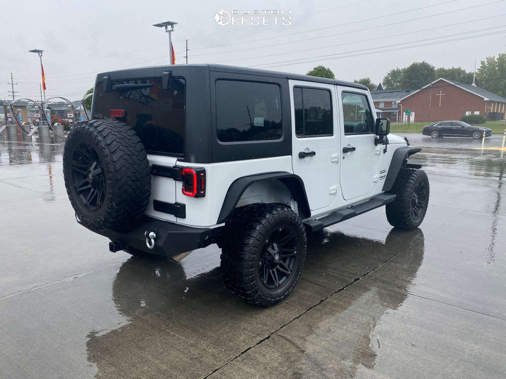 2014 Jeep Wrangler with 18x10 -18 Mayhem Assault and 33/12.5R18 ...
