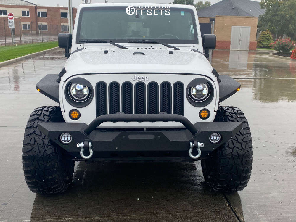 2014 Jeep Wrangler with 18x10 -18 Mayhem Assault and 33/12.5R18 ...