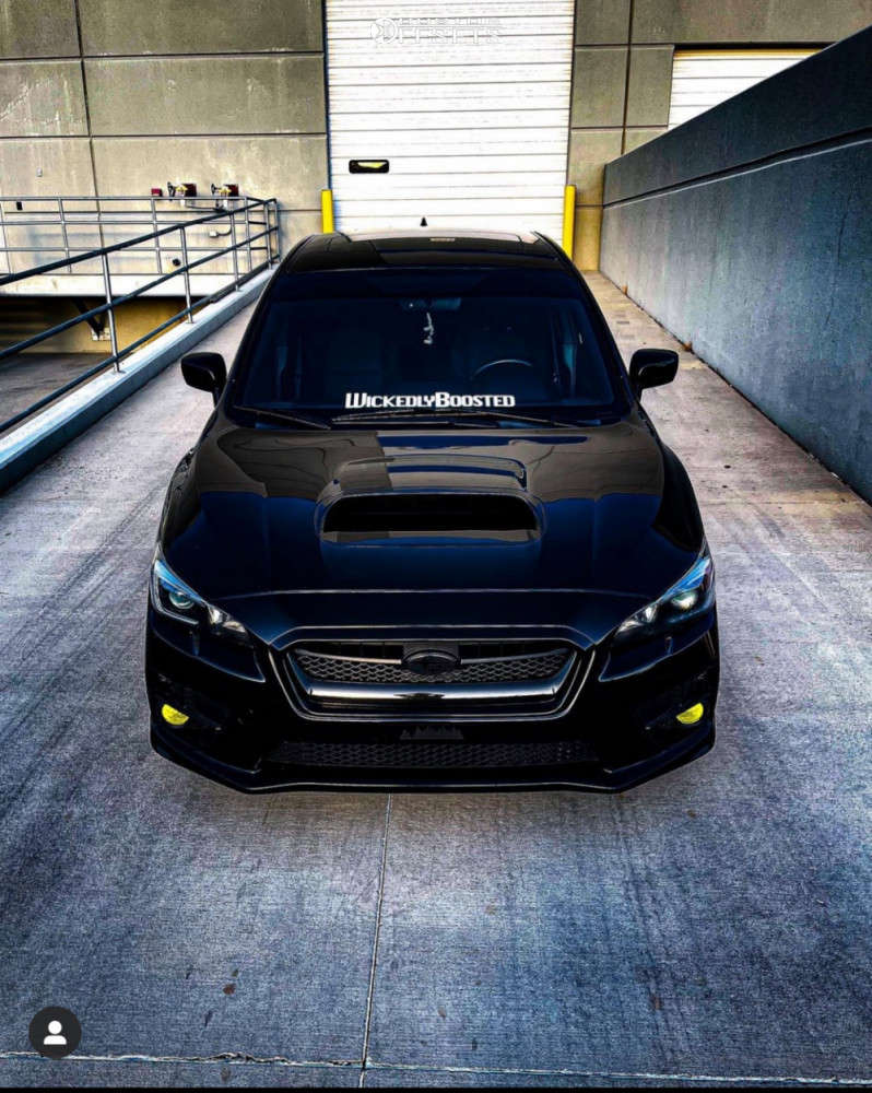 2017 Subaru WRX with 18x9 35 Vors Sp1 and 235/40R18 Westlake Sa07 and ...