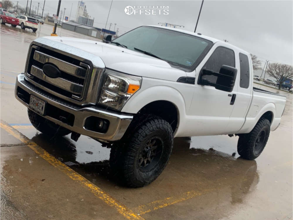 2013 Ford F-250 Super Duty with 17x9 0 Raceline Shift and 37/12.5R17 ...
