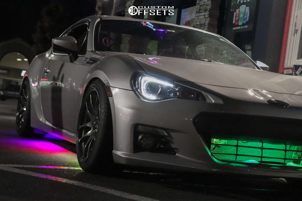 2013 Subaru BRZ with 18x9.5 35 Rota Torque and 255/35R18 Continental ...