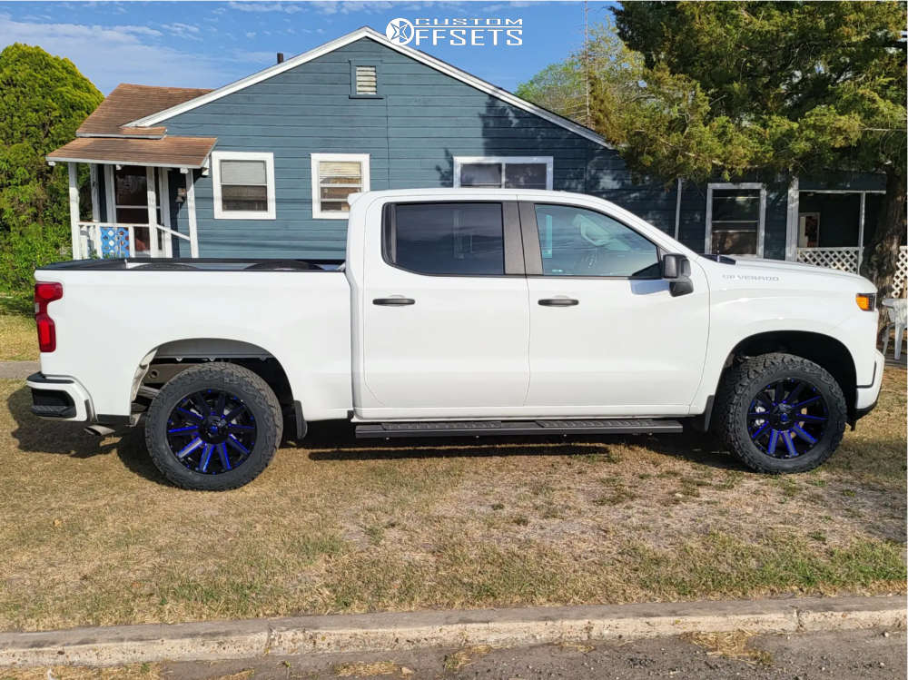 2021 Chevrolet Silverado 1500 with 20x9 2 Fuel Contra and 33/12.5R20 ...