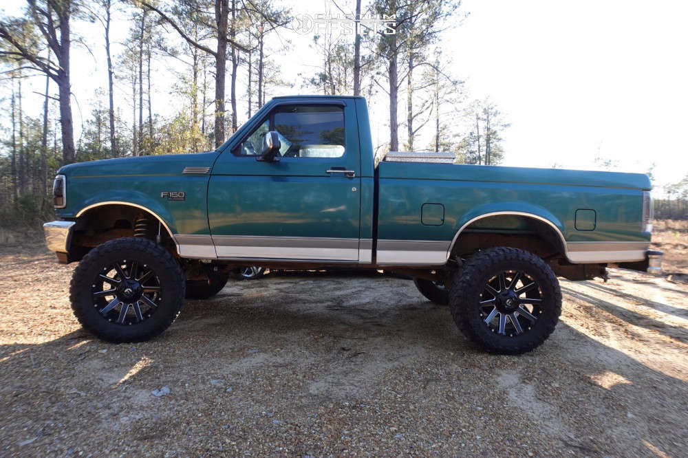 1996 Ford F-150 with 18x9 Fuel Contra and 33/12.5R18 Toyo Tires Open ...