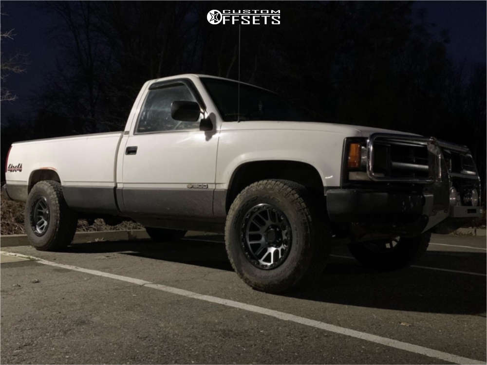 1994 Chevrolet K1500 with 17x9 -12 Vision Nemesis and 33/12.5R17 Nitto ...