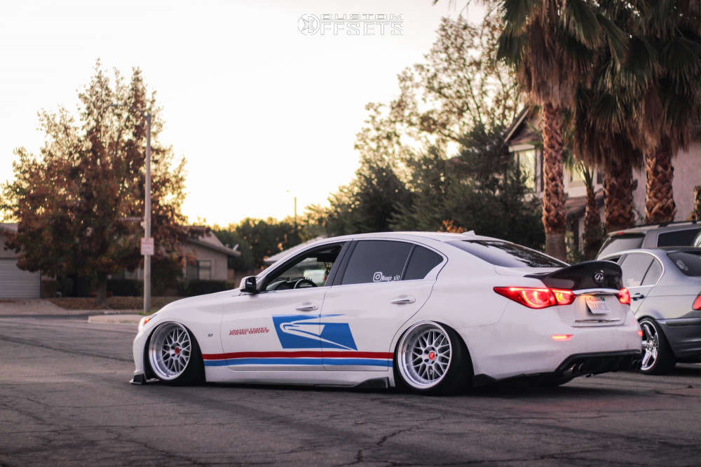 2015 INFINITI Q50 with 19x11 15 Aodhan Ah02 and 245/35R19 Nankang Ns-20 ...