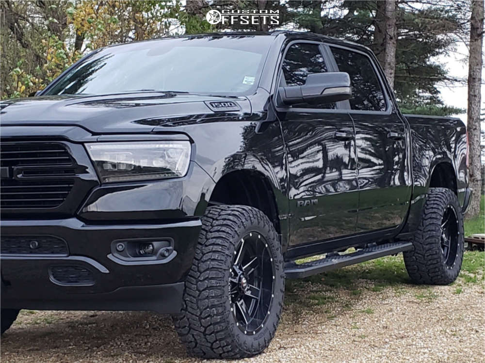 2021 Ram 1500 with 20x10 -19 Ballistic Rage and 33/12.5R20 Radar ...