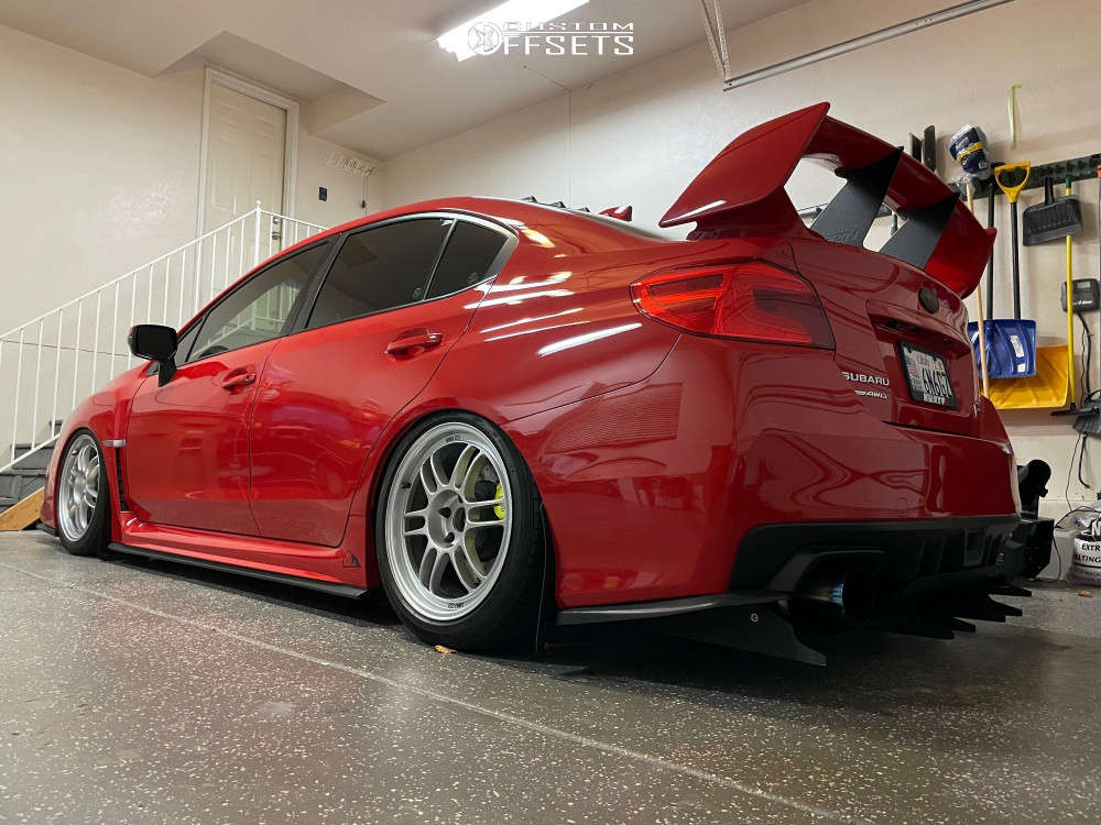 2020 Subaru WRX STI with 18x8.5 35 Enkei Rpf1 and 225/45R18 Achilles ...