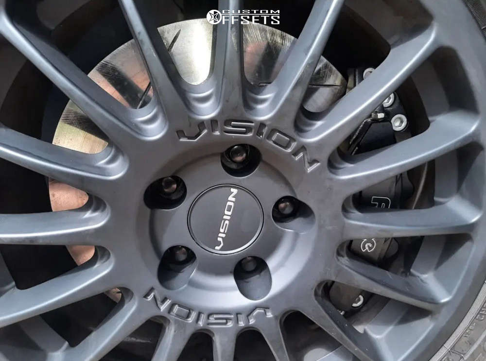 2012 Audi A3 with 17x8 38 Vision Monaco and 225/45R17 Toyo Tires ...