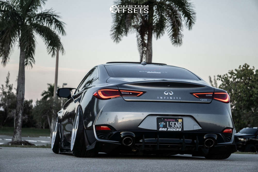 2021 INFINITI Q60 with 19x10.5 -12 GMR GS-107 Directional and 245/35R19 ...
