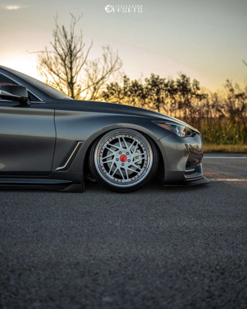 2021 INFINITI Q60 with 19x10.5 -12 GMR GS-107 Directional and 245/35R19 ...